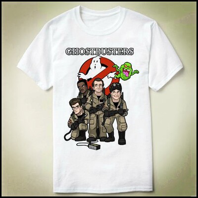 Ghostbusters捉鬼敢死队TeeShirt圆领衣服DIY班服上衣T恤成人5