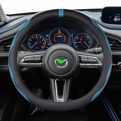 适用马自达3昂克赛拉CX5星骋CX-8M2劲翔方向盘套男女汽车把套