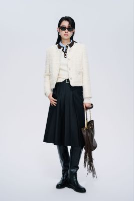 真我永恒2025冬装新款 小香风外套2542A22043吊牌价2299