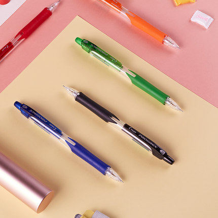 PILOT 百乐 H-125C-SL 彩色透明杆 自动铅笔 笔嘴可伸缩 0.5mm