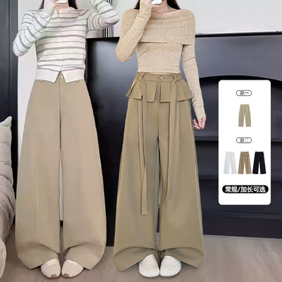 馨之凝工装/花边休闲裤