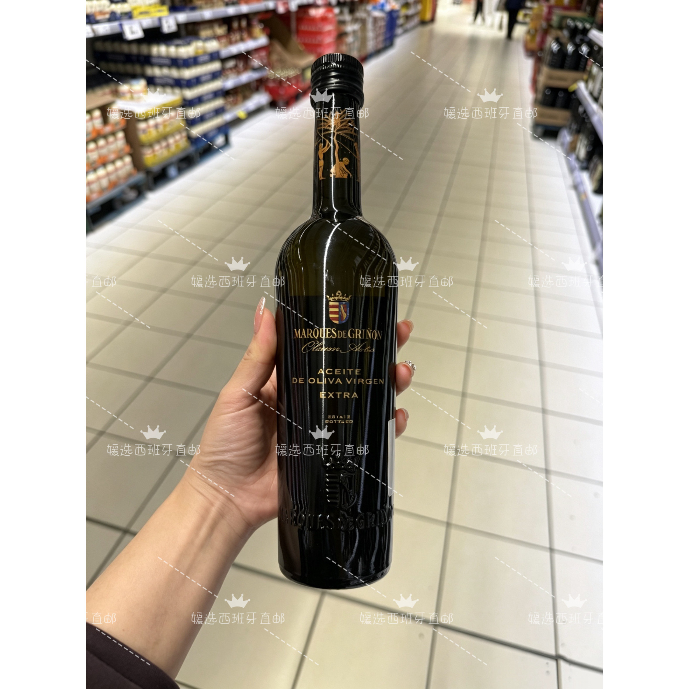 西班牙代购 Marqués de Griñón特级初榨橄榄油500ML 可生喝
