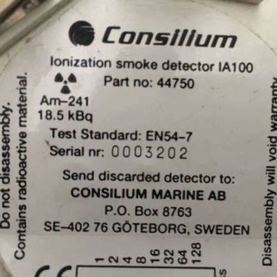 CONSILIUM  Ionization somke IA100 44750 Consilium 44750议价