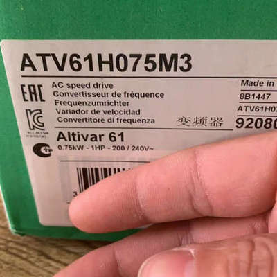 Schneider变频器ATV61H075M3 0.75KW 220V ATV31H037N4A议价