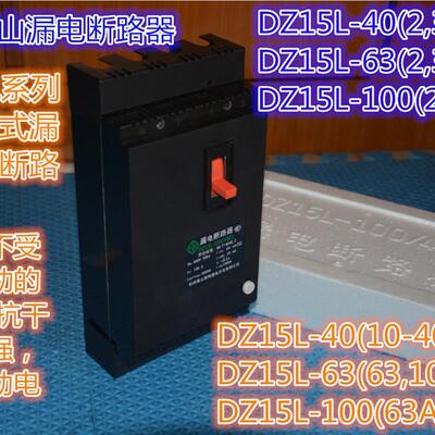 厂家直销杭州萧山漏电DZ15L-100/2901纯电滋式漏电保护断路器询价