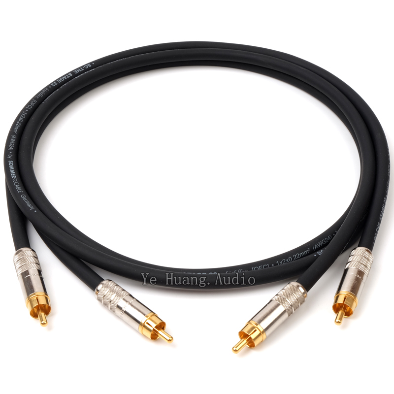 德国SOMMER苏墨Stage 22发烧RCA莲花头CD功放连接线音频线信号线_虎窝淘