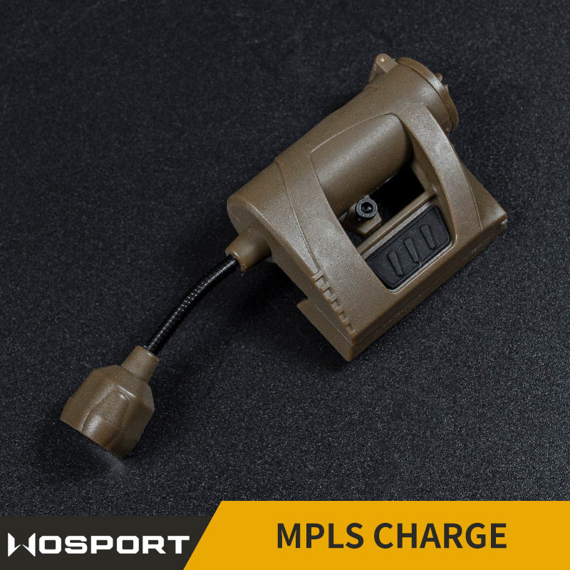 WoSporT MPLS CHARGE三色光可调救生信号灯 配底座户外战术头盔灯