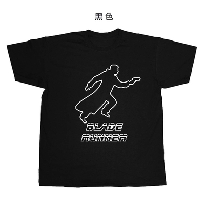 银翼杀手经典科幻赛博朋克blade runner手绘设计感纯棉短袖T恤