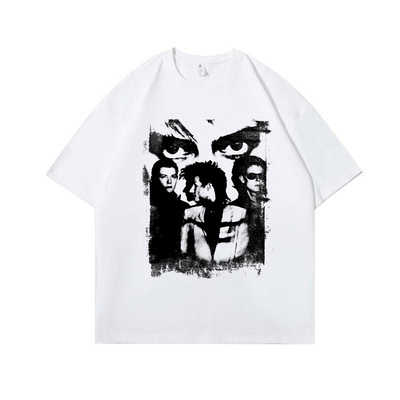 暗黑哥特摇滚bauhaus包豪斯复古混纺亲肤凉感好打理夏季短袖T恤