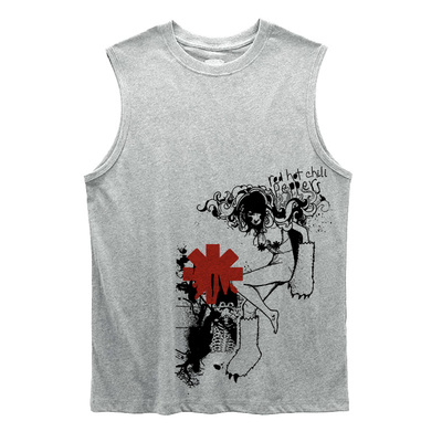 red hot chili peppers rhcp 红辣椒乐队 透气印花坎肩背心无袖T