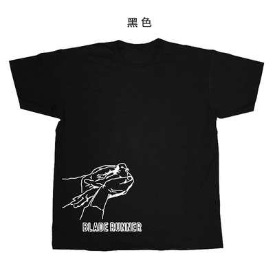 blade runner银翼杀手赛博朋克cyber punk手绘设计感纯棉短袖T恤
