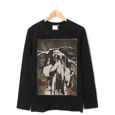 雷鬼摇滚音乐reggae rock bob marley鲍勃马利男女长袖T恤卫衣