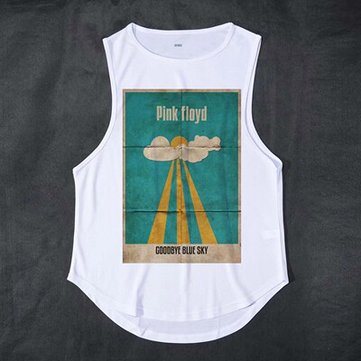pinkfloyd老摇滚透气背心