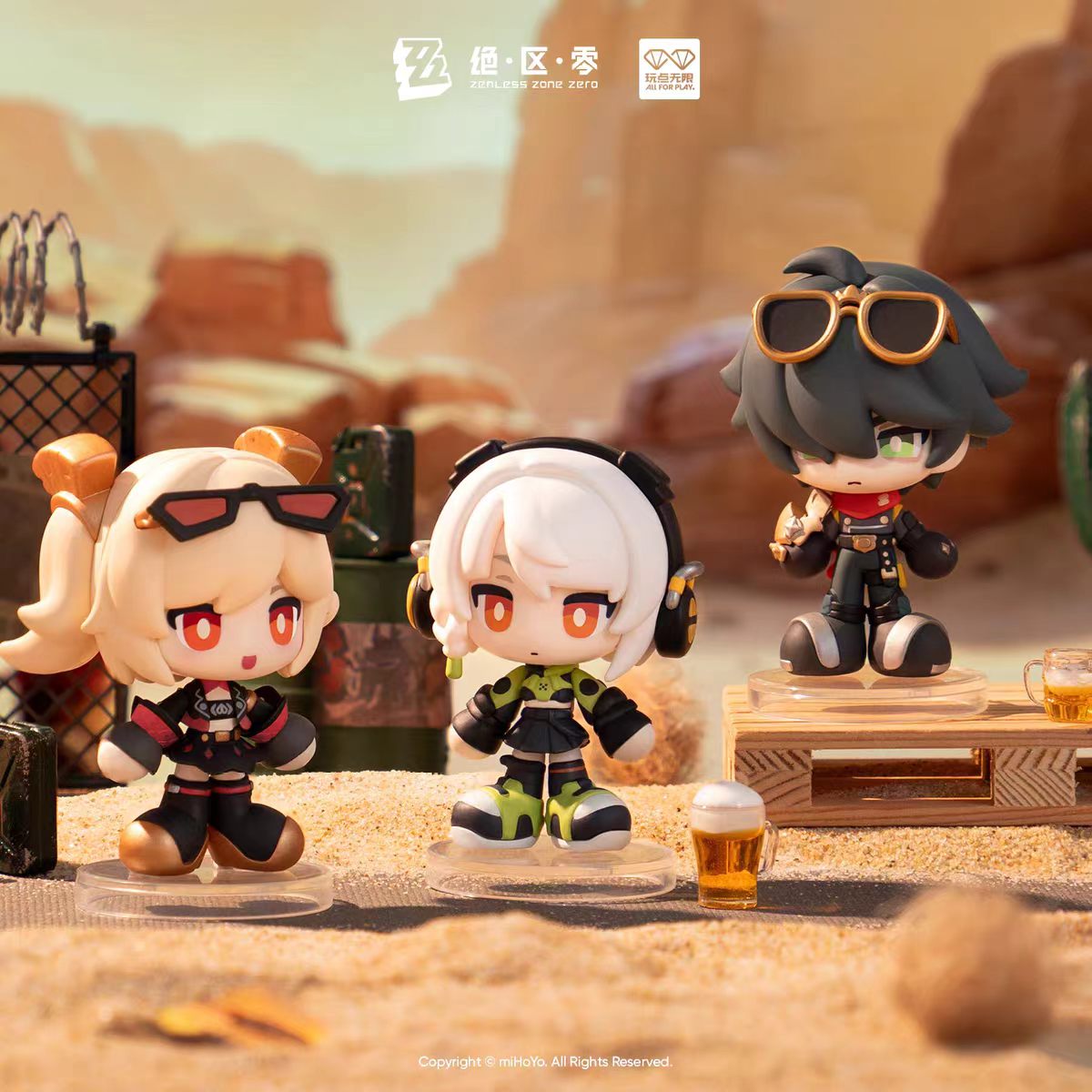 正版 绝区零 Tiny Agents 小小代理人Q版手办盲盒 二次元收藏摆件