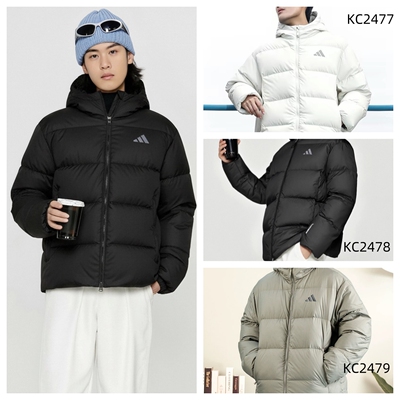 阿迪达斯男冬季保暖防风羽绒服