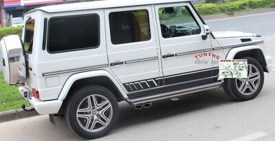 W463 G320G350G500G55G63G65 Edition 463版 车身贴 门边贴