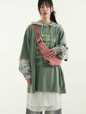 Localmansion韩代字母印花半袖T