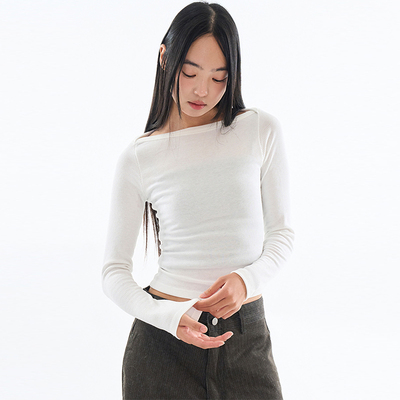 韩代Raucohouse修身长袖T恤