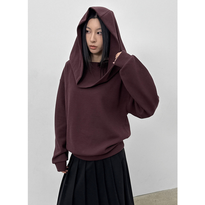 BLACKUP韩代长袖连帽卫衣