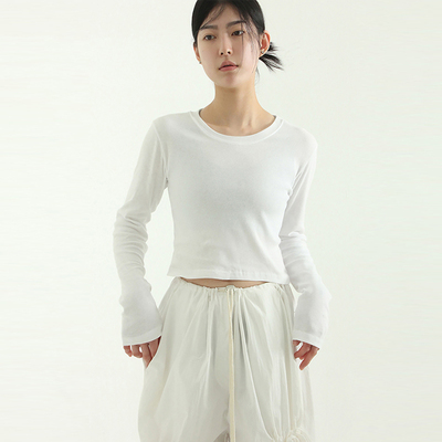 localmansion韩代打底露腰T恤