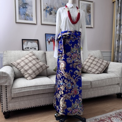 安多姑娘推荐经典品质藏族服饰套装生活演出均可传统藏服缎面半裙