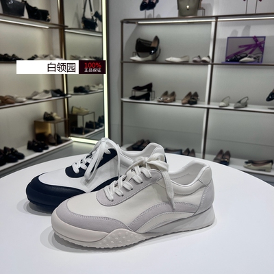 LE SAUNDA莱尔斯丹专柜正品2025春夏舒适拼色休闲阿甘鞋女6M22901