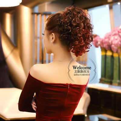 轻盈抓夹龙飘飘正品自然螺丝卷