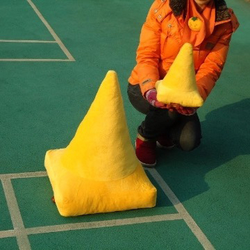 荷乐玩具heleworld僵尸系列路锥毛绒玩具2010年原版小号