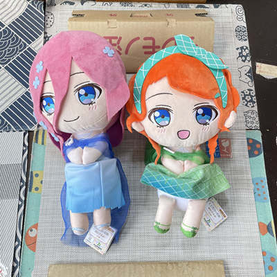 五等分的花嫁 官谷日购 正版 公仔 玩偶 fufu 毛绒玩具