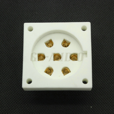 TUS-P7-G陶瓷镀金7脚电子管座