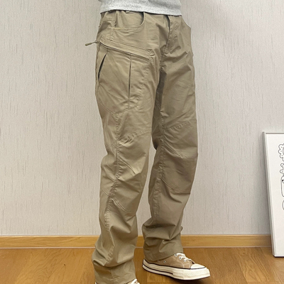 美式战术直筒工装裤 军鸟cargo3D剪裁多口袋户外透气耐磨长裤男