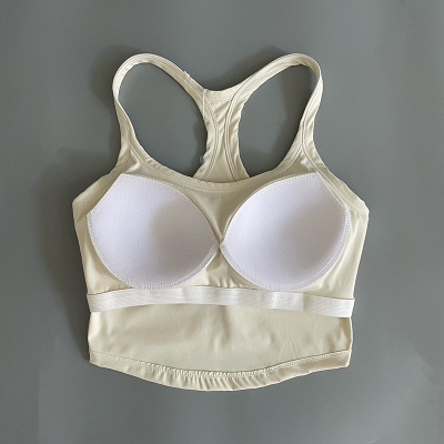 一体式跑步美背健身背心跑步