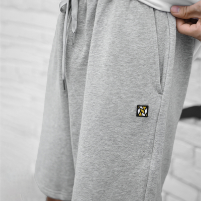 NNID中裤五分裤欧美风绣花标男士