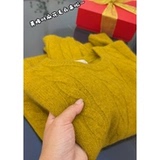 3703【圆领大麻花毛衣】秋冬慵懒外穿圆领ins百搭气质毛衣