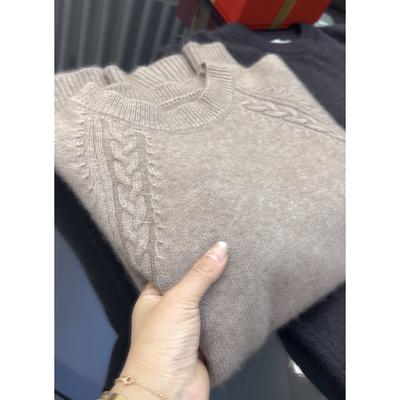 2209【圆领斜麻花毛衣】秋冬季上衣内搭针织衫宽松外穿