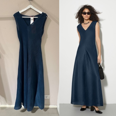 MaxCo气质聚酯纤维连衣裙