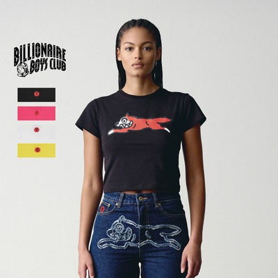 【嘻哈文化】Billionaire Boys Club BBC 女士猎犬奔跑狗宝宝T恤