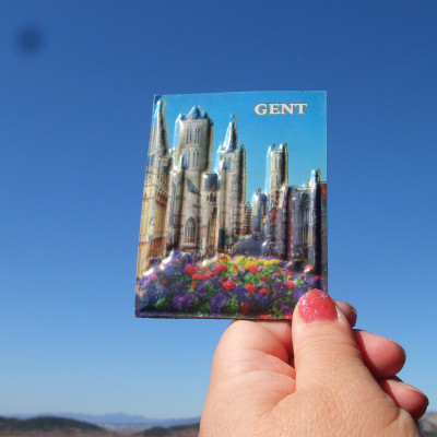 比利时当地购买冰箱贴 根特市 GENT 经典地标