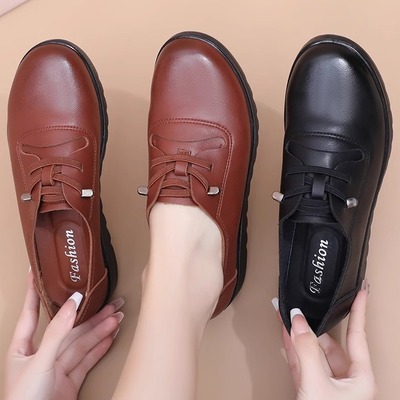 久站不累脚不系带工作鞋厨房女鞋