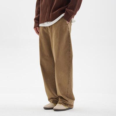 BUTTBILL水洗纯棉长裤休闲裤日系