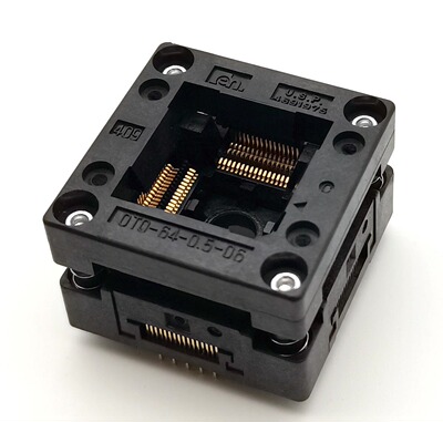 Enplas原装正品 OTQ-64-0.5-06 QFP64 编程座 测试座 烧写座 IC座