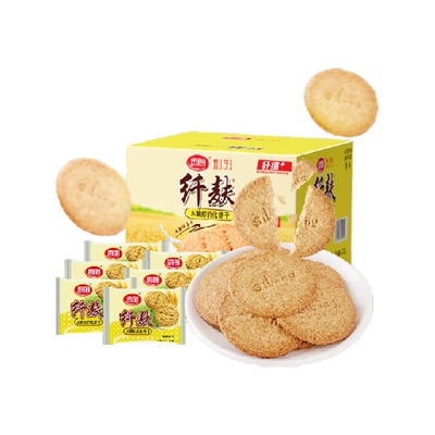 思朗纤麸粗粮消化饼干木糖醇