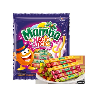 Mamba二宝进口魔法棒水果软糖