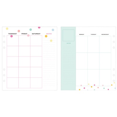 lovedoki自制相册月计划活页替芯