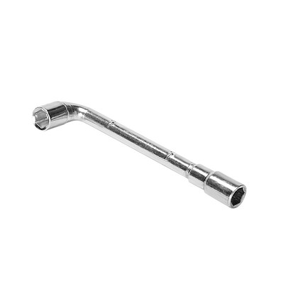 启庞 镀铬L型套筒扳手E3D/MK8喷嘴套筒迷你扳手双头穿孔 烟斗扳手