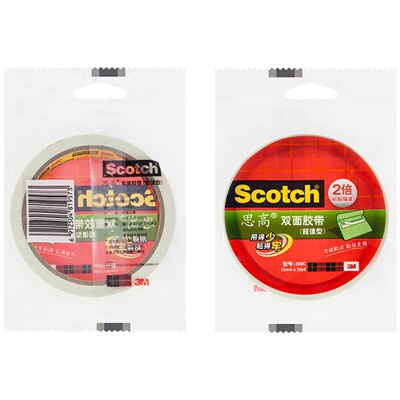 3m思高6/12/18强粘力双面胶带