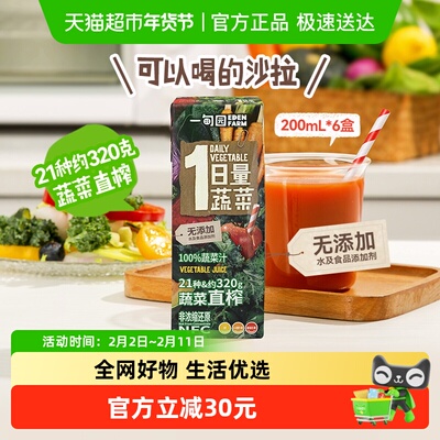 一甸园100%NFC蔬菜汁