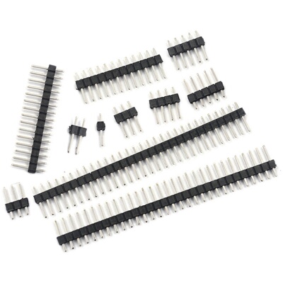 Risym单排针双排针2.54插针2-50P