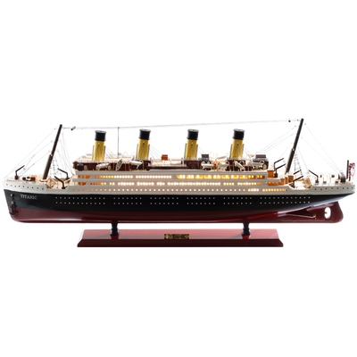 成品泰坦尼克号模型仿真礼物手工