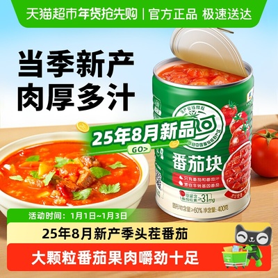屯河新疆内蒙番茄块400g×1组